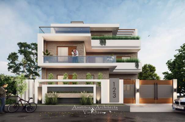30+ Modern House with Amazing Rendering. - Aastitva