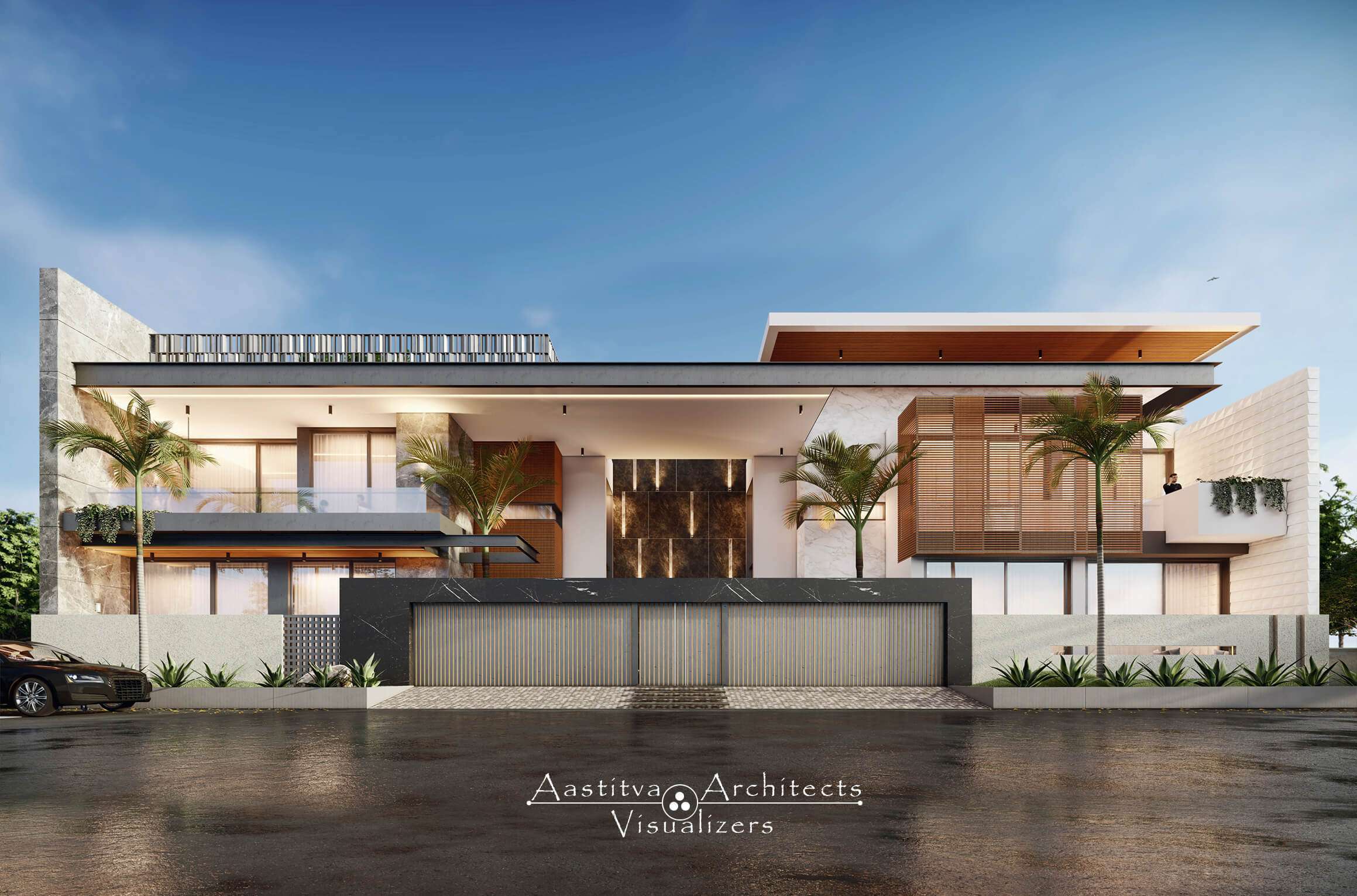 30 Residential Elevations For Your Studio Project - Aastitva